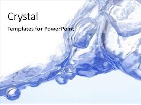 Water In Motion Picture PPT template 63 | CrystalGraphics