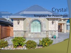 Fragment Of A Nice House PPT template 60 | CrystalGraphics
