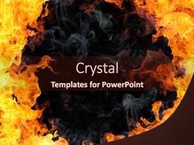 Frame Of Fire PPT template 3 | CrystalGraphics