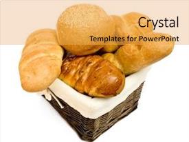 Fresh Bread Rolls PPT template 6 | CrystalGraphics