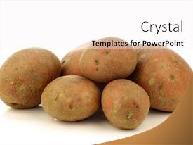 Freshly Harvested Dutch Potatoes Called PPT template 46 | CrystalGraphics