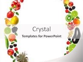 Fruit And Vegetable Letter Q PPT template 94 | CrystalGraphics