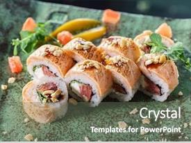 Fusion Sushi PPT template 79 | CrystalGraphics