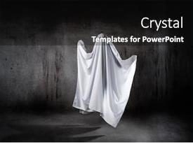 Ghost In A Sheet Floating PPT template 74 | CrystalGraphics