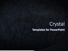 Grunge Scratched Black Metal PPT template 15 | CrystalGraphics