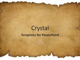 Grunge Torn Paper Isolated PPT template 94 | CrystalGraphics