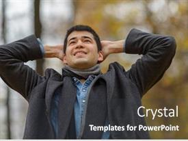 Half Length Portrait Of Young PPT template 56 | CrystalGraphics