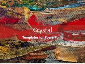 Hand Drawn With Oil Paint PPT template 90 | CrystalGraphics