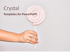Hand Of Caucasian Young Woman PPT template 92 | CrystalGraphics