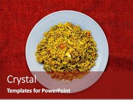 Handmade Indian Curry Chicken Rice PPT template 70 | CrystalGraphics