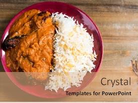 Handmade Indian Curry Chicken Rice PPT template 62 | CrystalGraphics