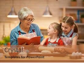 Happy Loving Family Are Preparing PPT template 1 | CrystalGraphics