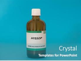 Herbal Tincture In A Glass PPT template 1 | CrystalGraphics