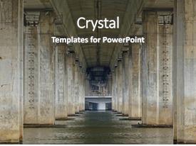 History Cold War View Under Bridge PPT template 83 | CrystalGraphics