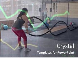 Image Of Data On Graph PPT template 69 | CrystalGraphics