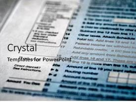 Individual Income Taxes Forms Tax PPT template 12 | CrystalGraphics