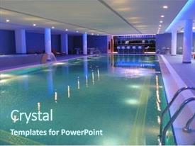 Indoor Swimming Pool PPT template 81 | CrystalGraphics