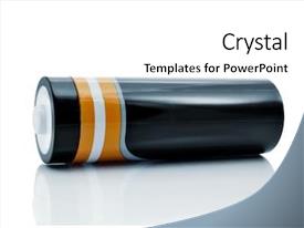 Li Ion Battery Closeup PPT template 65 | CrystalGraphics