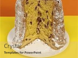 Italian Food Panettone Famous Pastry PPT template 23 | CrystalGraphics