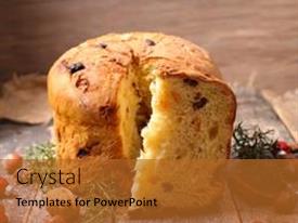 Italian Panettone And Christmas Decoration PPT template 62 ...