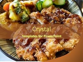 Japanese Tonkatsu Rice Famous Local PPT template 33 | CrystalGraphics