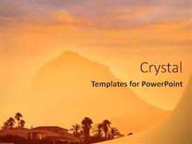Javea Also Xabia Sunset Beach PPT template 50 | CrystalGraphics