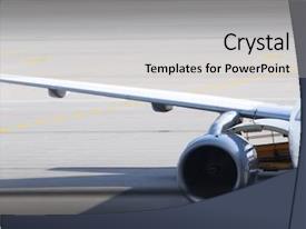 Air Platform Jet Engine PPT template 99 | CrystalGraphics