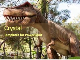 Jurassic Park Tyrannosaurus Prehistoric Era Dinosaur PPT template 91 ...