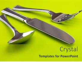 Knife Fork And Spoon Place PPT template 96 | CrystalGraphics