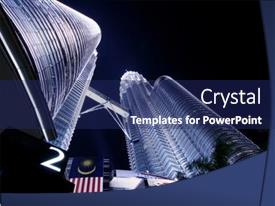 Kuala Lumpur Jan 17 Petronas PPT template 0 | CrystalGraphics