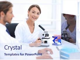 Lab Expert Working PPT template 93 | CrystalGraphics