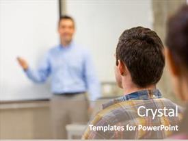 Lecture Hall Education High School Teamwork PPT template 14 ...