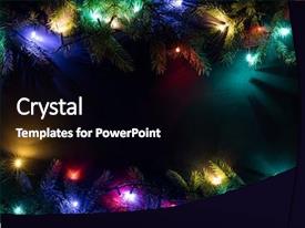Light Christmas Holiday Background With Copy PPT template 56 ...