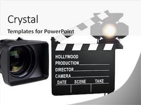 Lights Camera Action PPT Template | CrystalGraphics #97