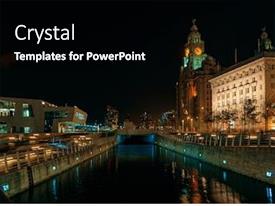 Kingdom Liverpool Historical Architecture With Cityscape PPT template ...
