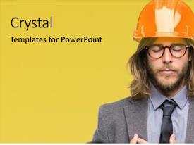 Long Hair Wearing Safety PPT template 9 | CrystalGraphics