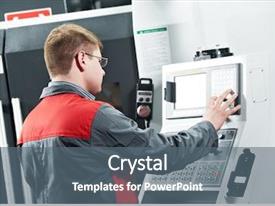 Mechanical Engineering Machining Milling Center PPT template 74 ...