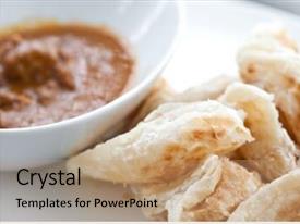 Malaysian Crispy Bread Served PPT template 66 | CrystalGraphics
