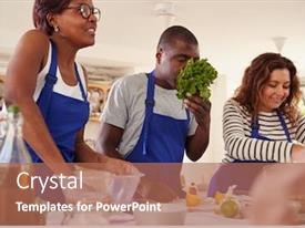 Male And Female Adult Students PPT template 90 | CrystalGraphics