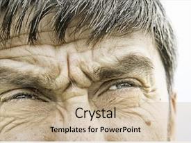 Man Looks Into The Distance PPT template 0 | CrystalGraphics