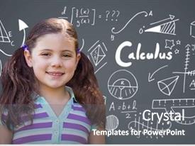 Animation Mathematics Equation Circle PPT template 46 | CrystalGraphics