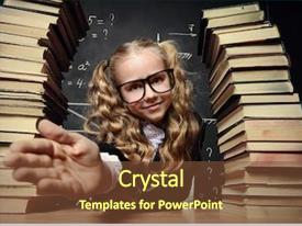 Mathematics Primary Portrait Of A Smart Schoolgirl PPT template 49 ...