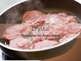 Meat Frayed On Fraying Pan PPT template 14 | CrystalGraphics
