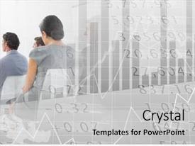 Meeting With Financial Figure PPT template 2 | CrystalGraphics
