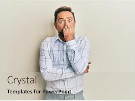 Middle Age Man Wearing Business PPT template 72 | CrystalGraphics