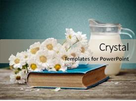 Milk And Flowers PPT template 10 | CrystalGraphics
