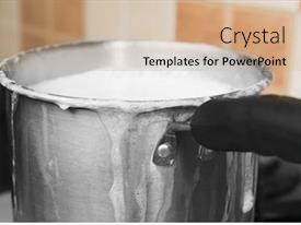 Milk Boiling Over A Pan PPT template 10 | CrystalGraphics