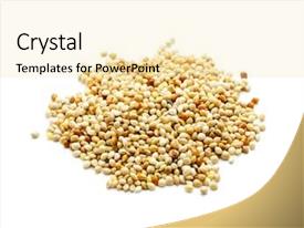 Millets Heap Of Millet Grain Isolated PPT template 39 | CrystalGraphics