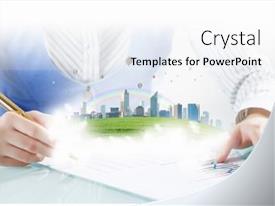Modern City Development Design PPT template 19 | CrystalGraphics