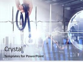 Modern Medicine Cardiology Concept PPT template 74 | CrystalGraphics